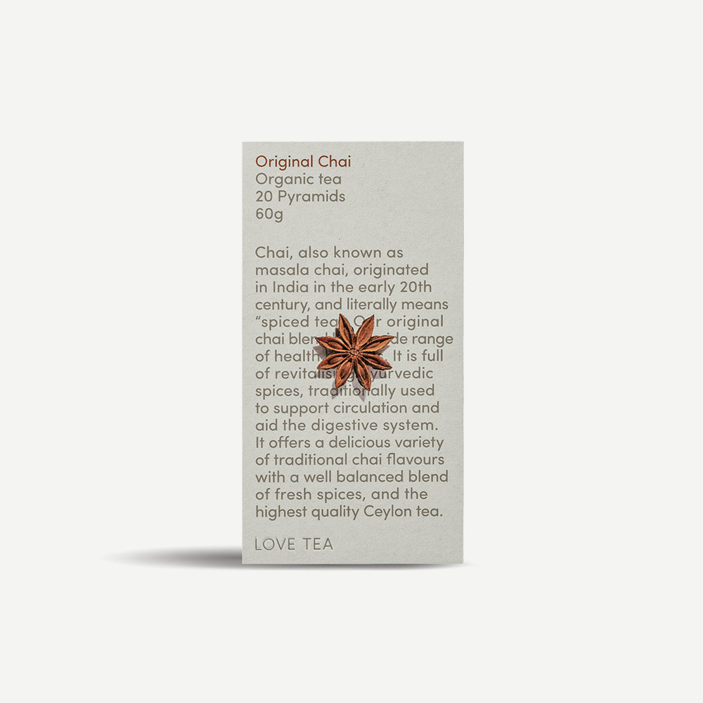 Love Tea Original Chai Tea Bags | Online Australia | Simple Beautiful ...